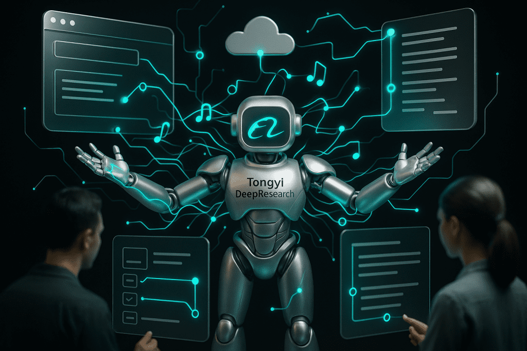 Alibaba Open-Sources Tongyi DeepResearch Agent | COEY